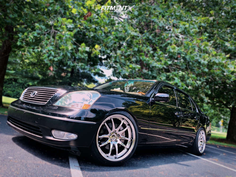 2001 Lexus LS430 Base with 19x9.5 Aodhan Ds02 and Sailun 245x40 on Coilovers | 1839028 | Fitment ...