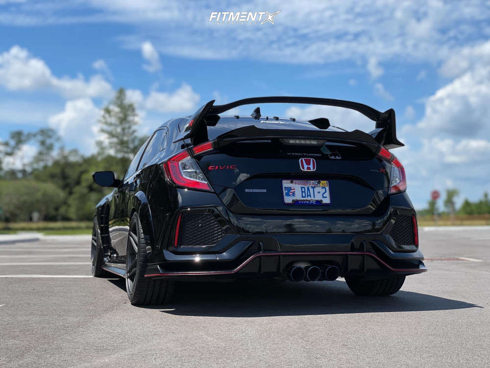 2018 Honda Civic Type R with 18x9.5 ESR Rf15 and Falken 265x35 on ...