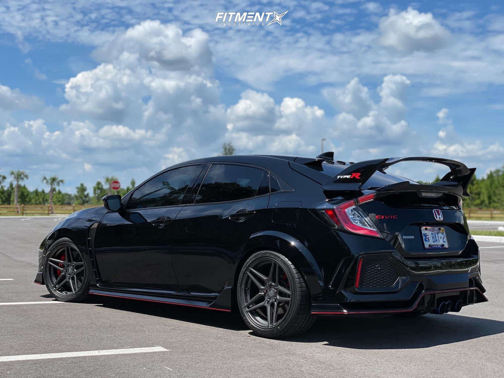 2018 Honda Civic Type R with 18x9.5 ESR Rf15 and Falken 265x35 on ...