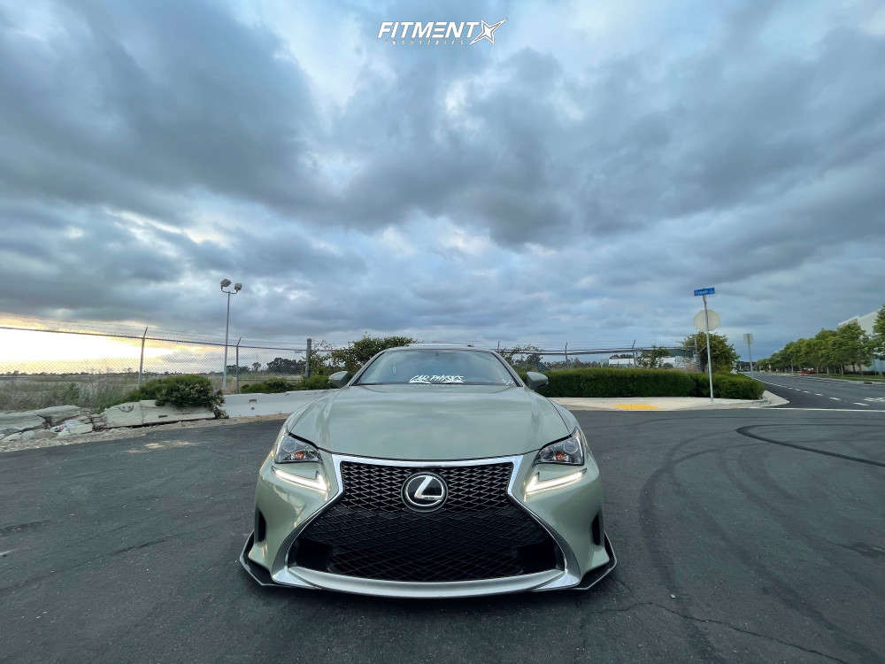 2017 Lexus RC200t F Sport with 19x11 Work Meister S1 3p and Federal ...