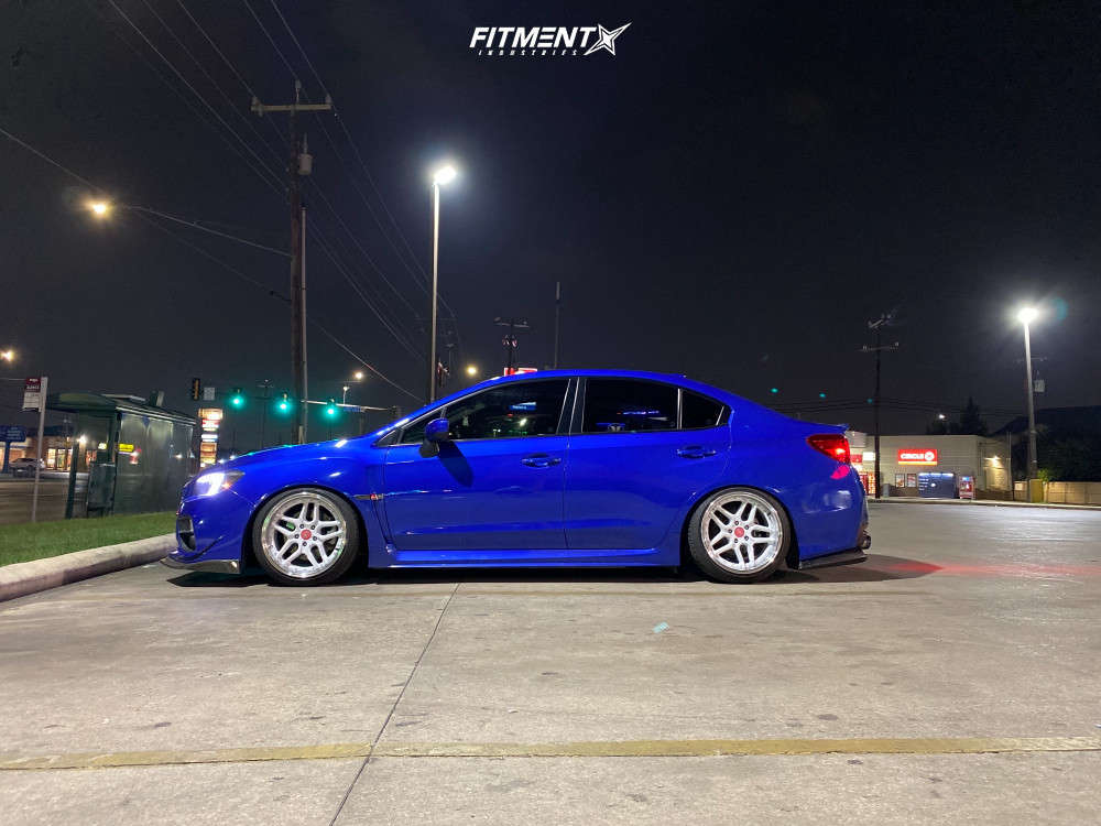 2017 Subaru WRX Base with 18x9.5 ESR Cs15 and Nankang 225x40 on ...