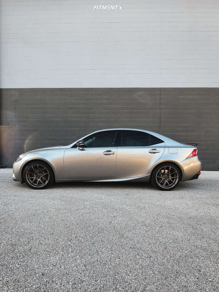 2014 Lexus IS350 Base with 18x8.5 AVID1 SL02 and Toyo Tires 225x40 on ...
