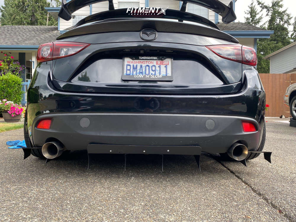 2016 Mazda 3 I Sport with 17x9 AVID1 AV6 and Nankang 215x40 on Air Suspension | 1840404 ...