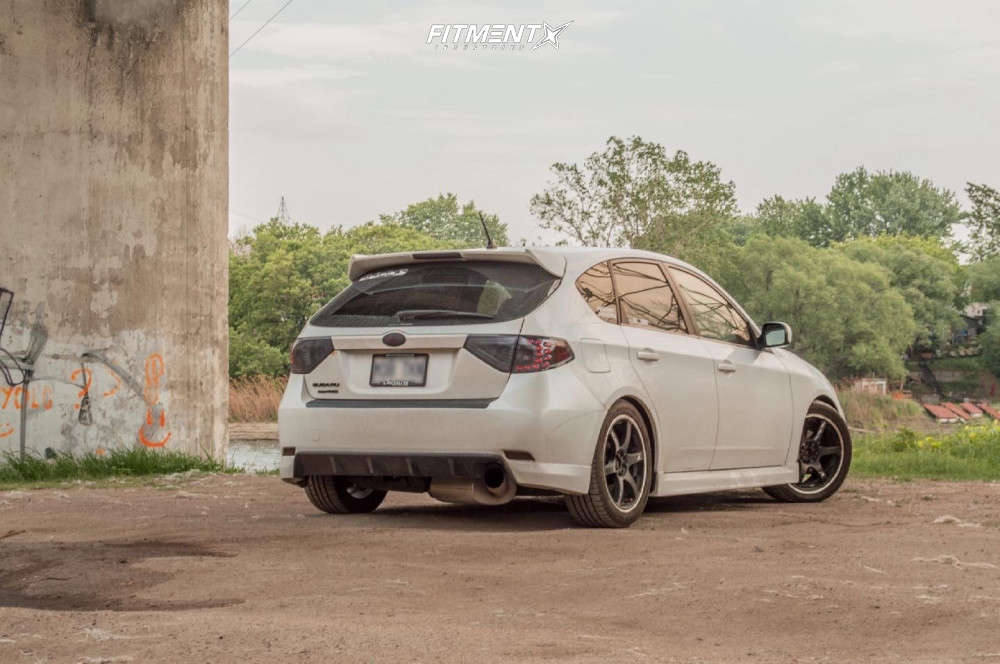 2009 Subaru Impreza 2.5i with 17x8 RTX Scorpion and Cooper 225x45 on ...
