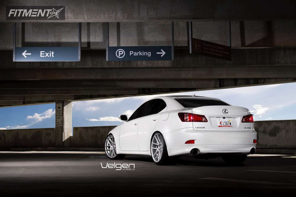 2008 Lexus IS250 4dr Sedan (2.5L 6cyl 6A) with 20x9 Velgen VMB6 and ...