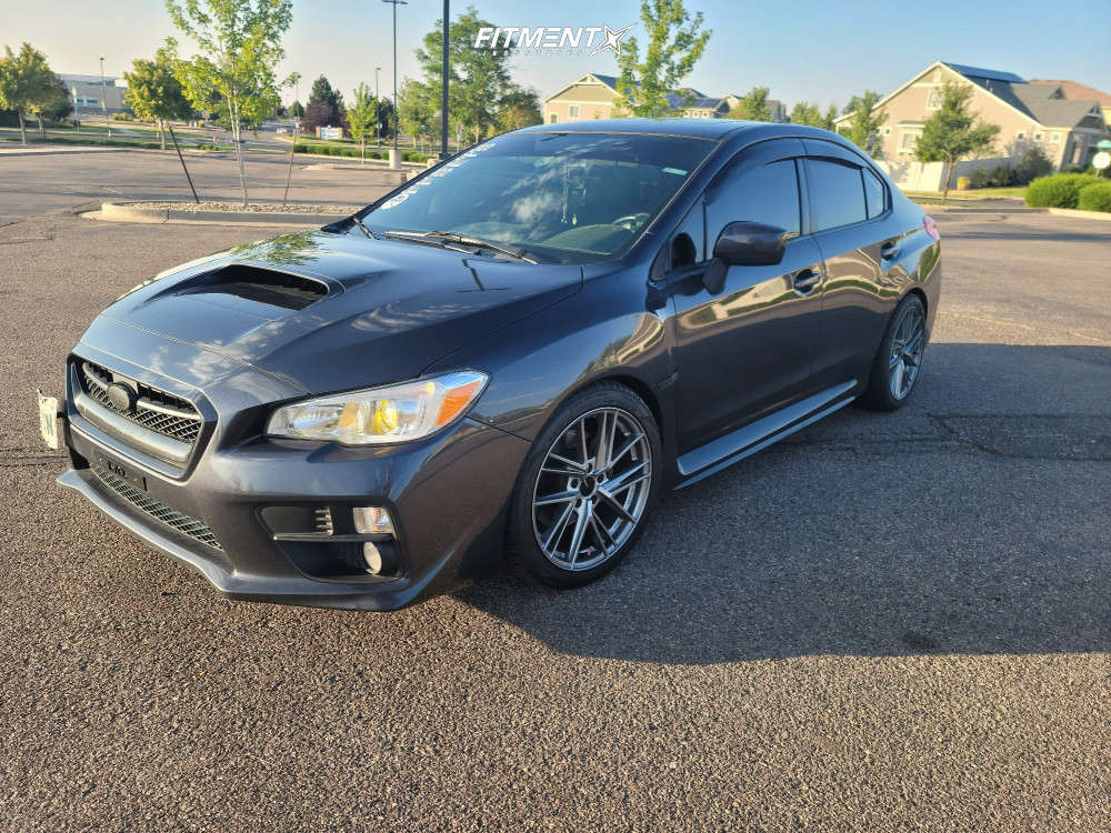 2016 Subaru WRX Premium with 18x8.5 Enkei Td5 and Falken 245x40 on ...