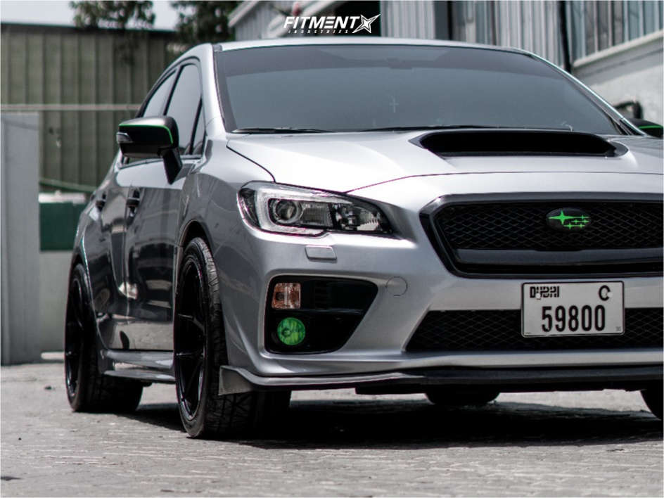 2017 Subaru WRX Base with 18x9.5 Japan Racing SL01 and Nitto 265x35 on ...