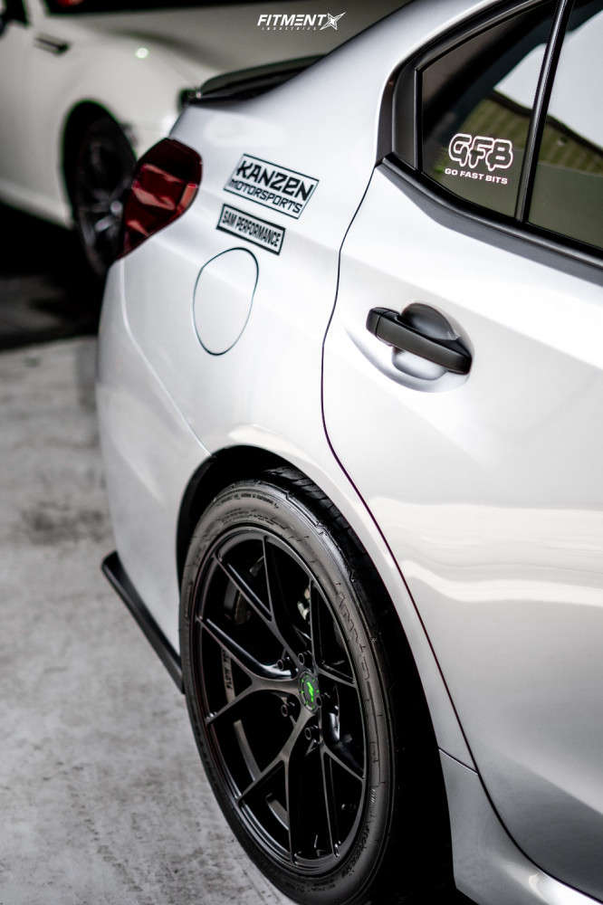 2017 Subaru WRX Base with 18x9.5 Japan Racing SL01 and Nitto 265x35 on ...