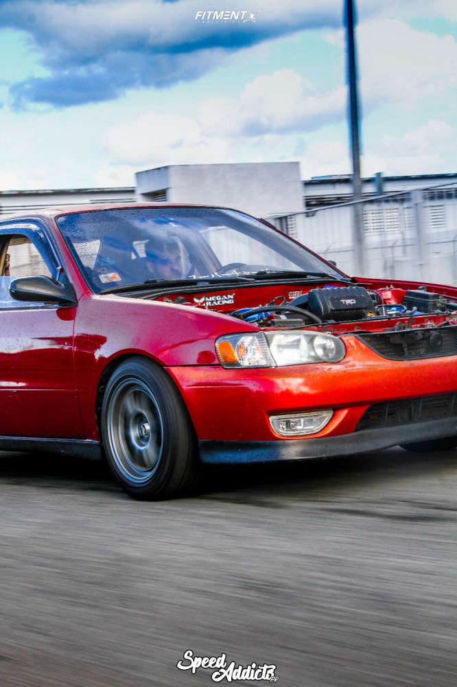 2001 Toyota Corolla CE with 15x7 Enkei Rpf1 and Falken 195x55 on ...