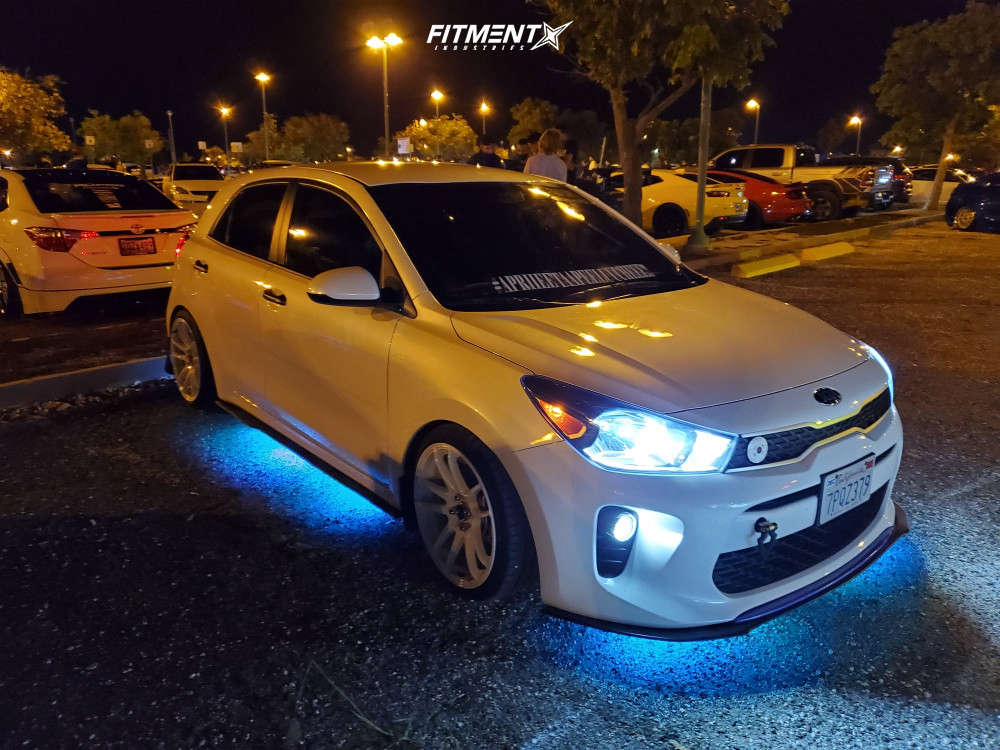 2018 Kia Rio LX with 17x8 JNC Jnc012 and Achilles 195x40 on Coilovers ...