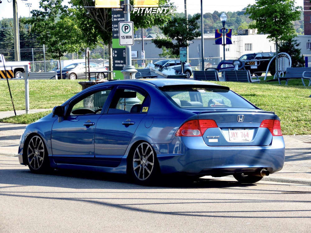 2008 Honda Civic LX with 17x7 Momo Quantum and General 205x45 on ...