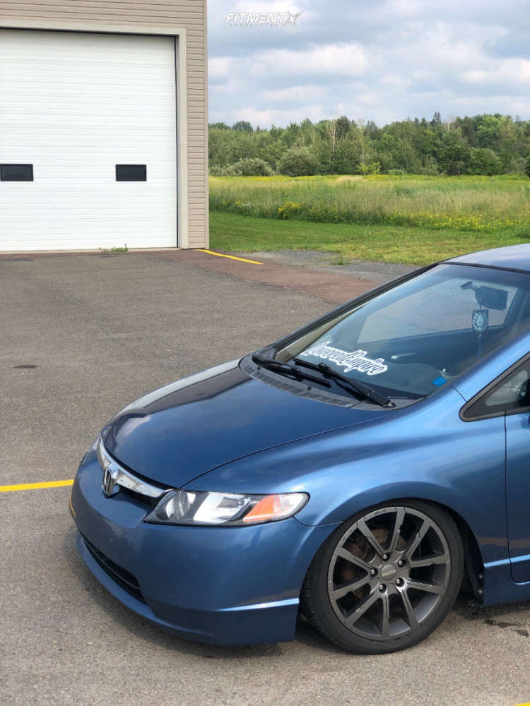 2008 Honda Civic LX with 17x7 Momo Quantum and General 205x45 on ...