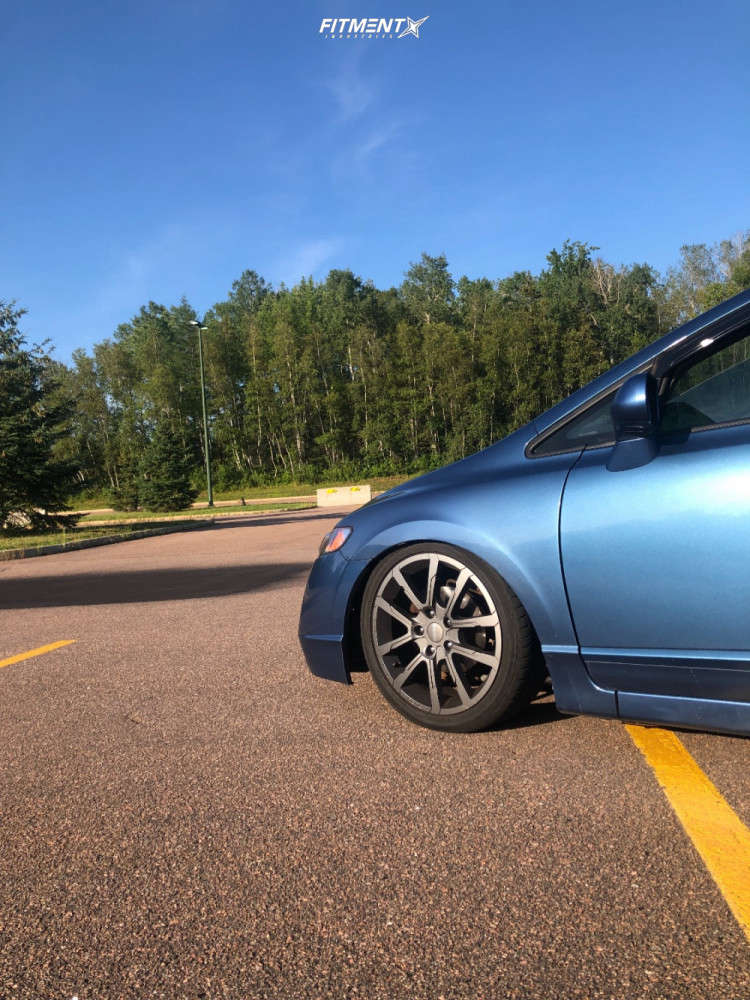 2008 Honda Civic LX with 17x7 Momo Quantum and General 205x45 on ...