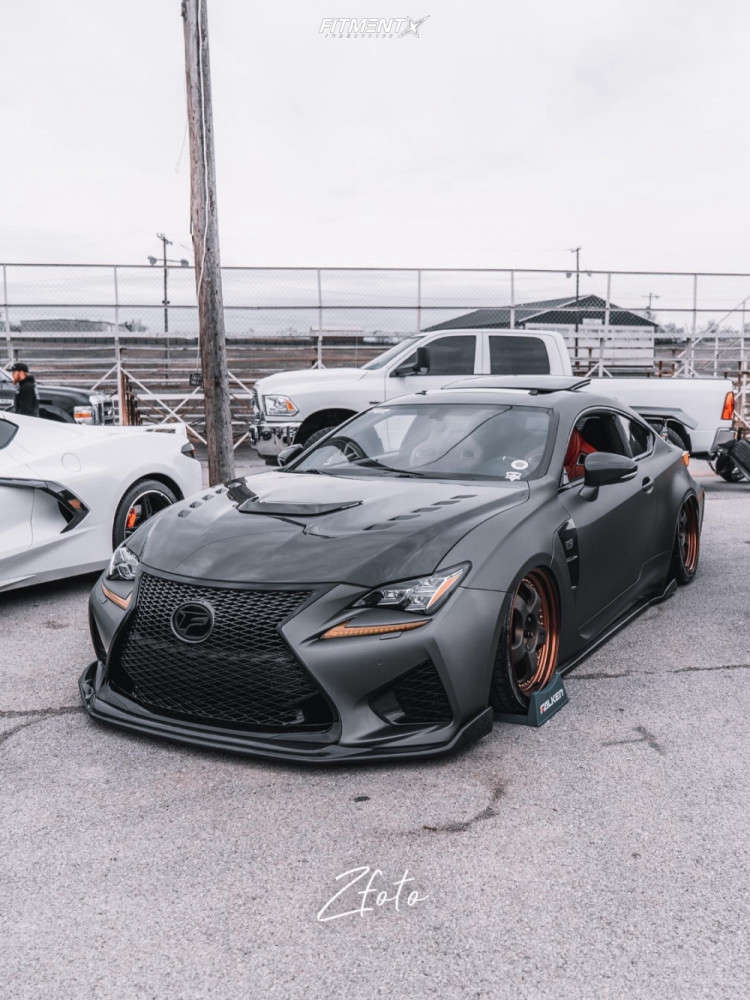 2015 Lexus RC F Base with 19x9.5 Work Meister S1 3p and Falken 255x30 ...