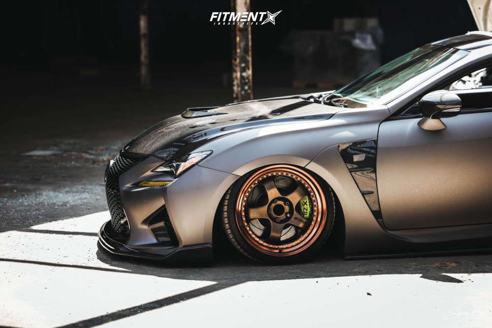 2015 Lexus RC F Base with 19x9.5 Work Meister S1 3p and Falken 255x30 ...