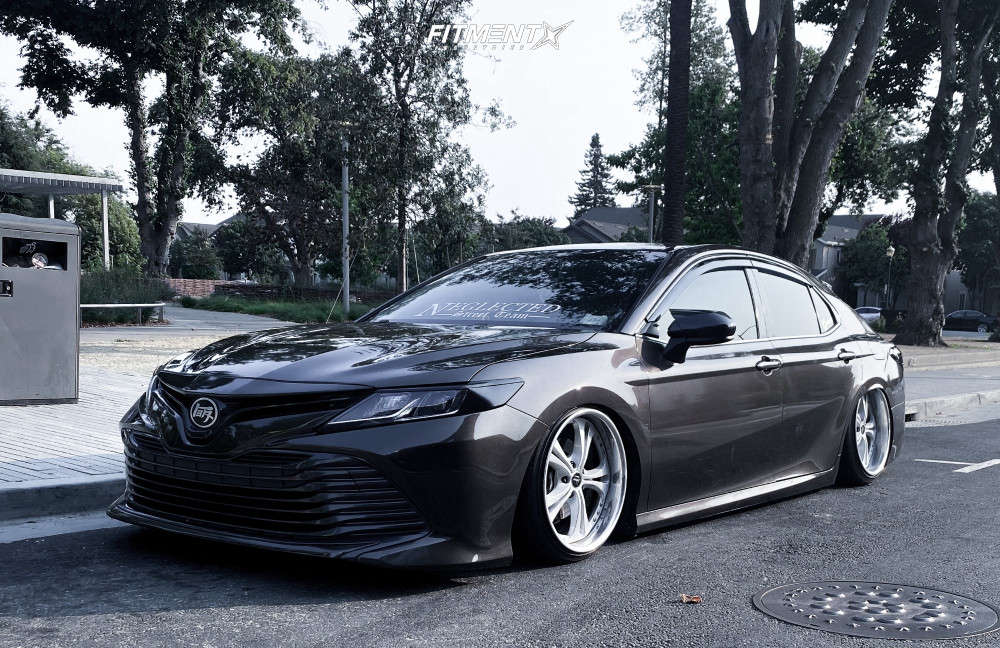 2018 Toyota Camry LE with 19x9.5 Weds Cerberus Ii and Nitto 215x35 on ...