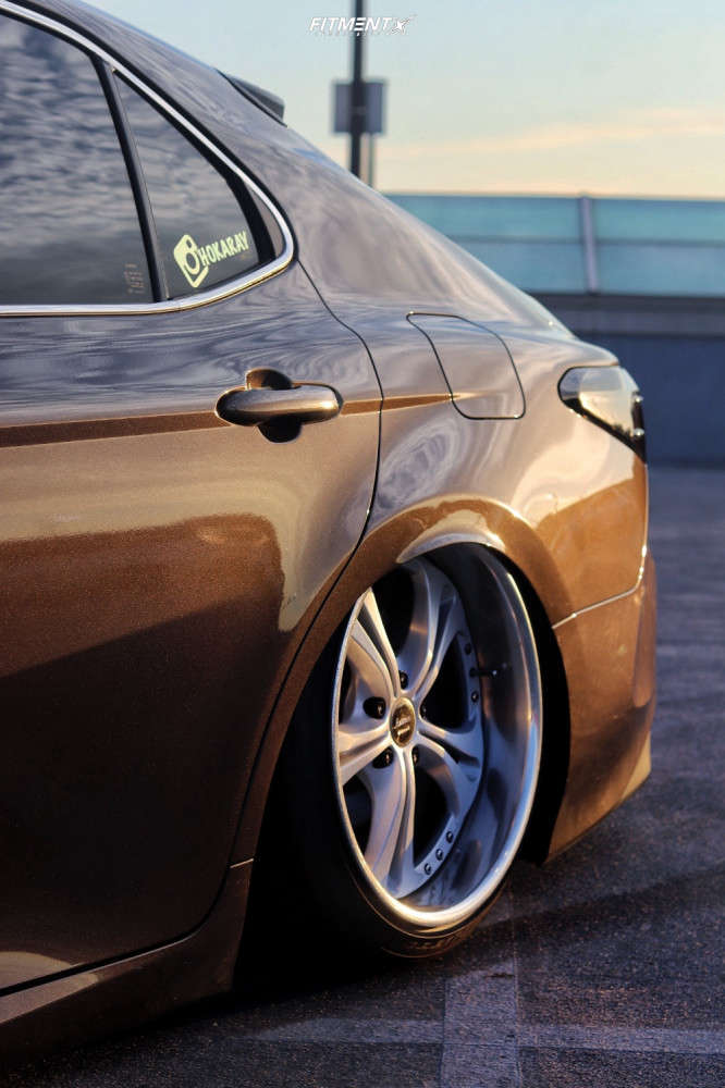 2018 Toyota Camry LE with 19x9.5 Weds Cerberus Ii and Nitto 215x35 on ...