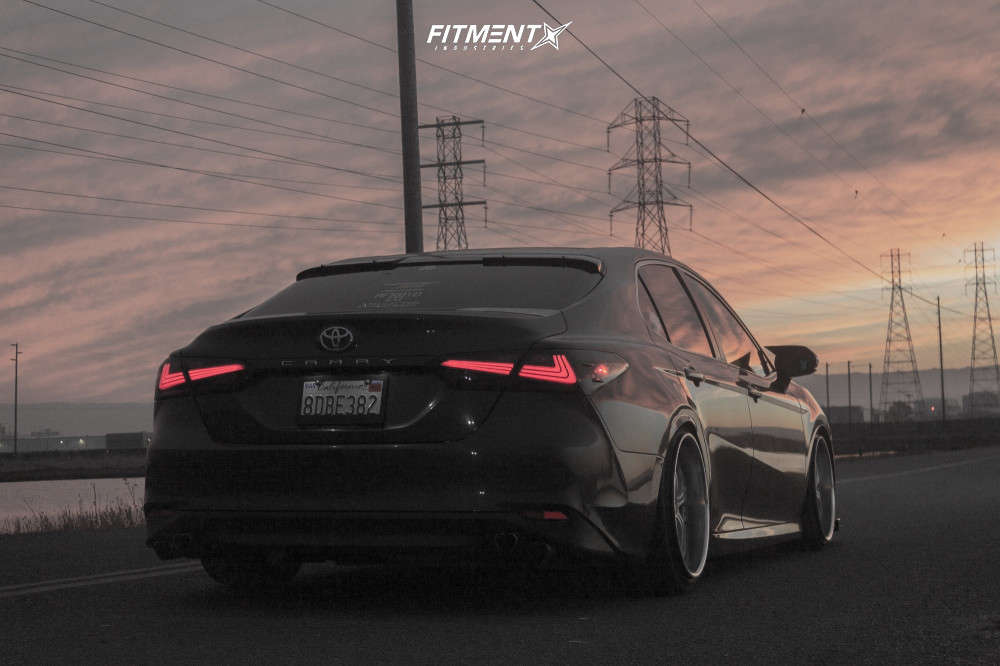 2018 Toyota Camry LE with 19x9.5 Weds Cerberus Ii and Nitto 215x35 on ...