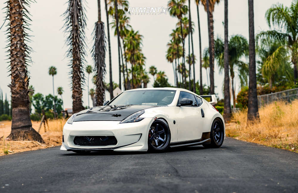 2012 Nissan 370Z Touring with 18x10.5 Volk Te37 and Federal 255x35 on ...