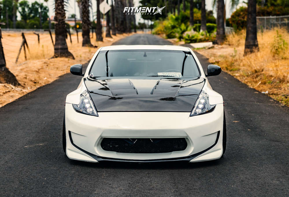 2012 Nissan 370Z Touring with 18x10.5 Volk Te37 and Federal 255x35 on ...