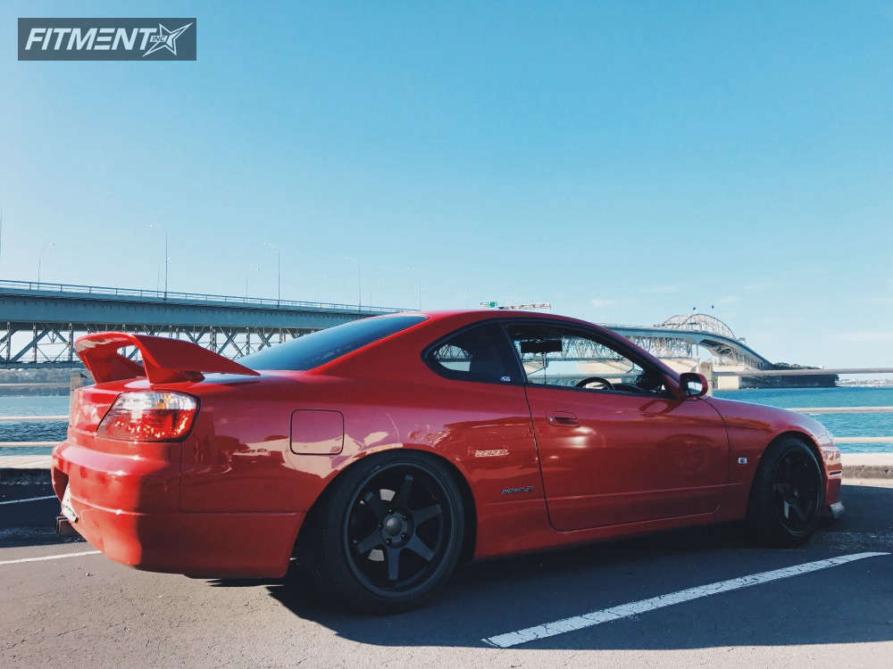 1998 Nissan 200SX SE with 17x9.5 Varrstoen ES2 and Nankang 235x40 on ...