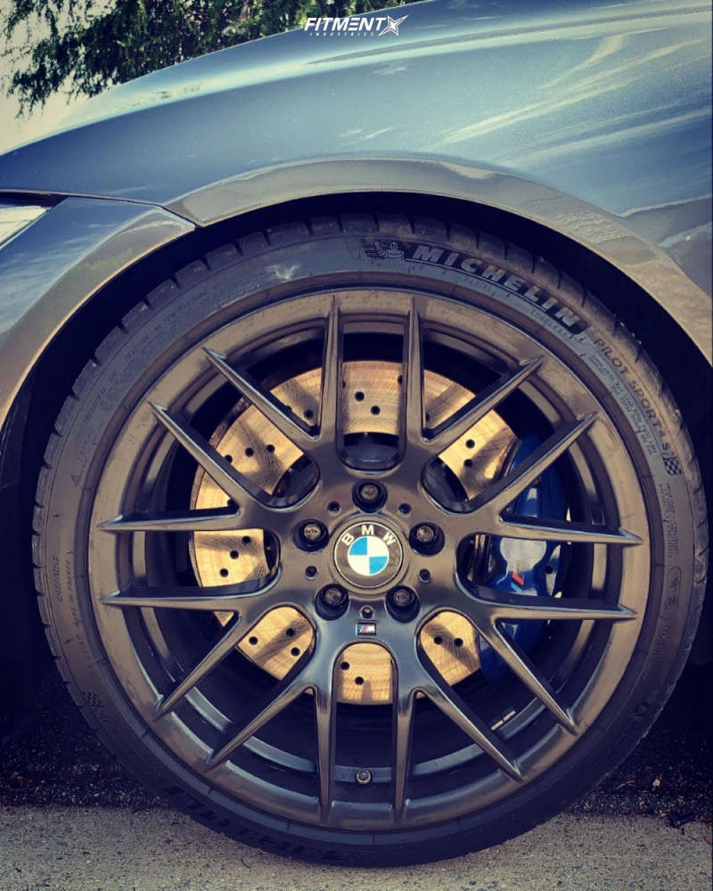 2015 BMW M4 Base with 19x9 Avant Garde M359 and Michelin 255x35 on Stock Suspension | 1843326 ...