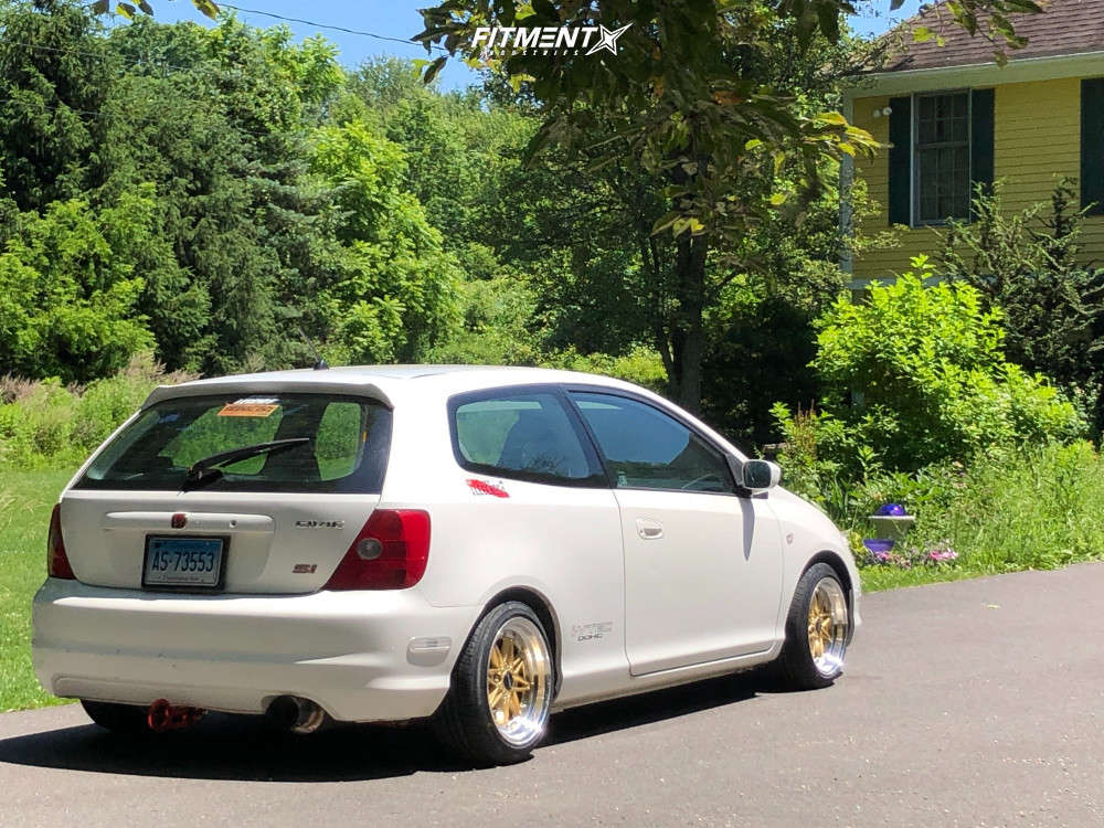2002 Honda Civic Si with 15x8 Circuit Performance Cp24 and Toyo Tires ...