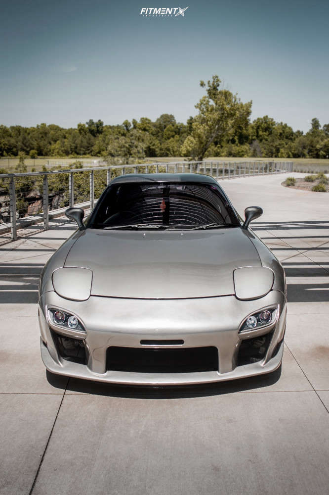 1993 Mazda RX-7 R1 with 17x8 Desmond Regamaster and Bridgestone 245x40 ...