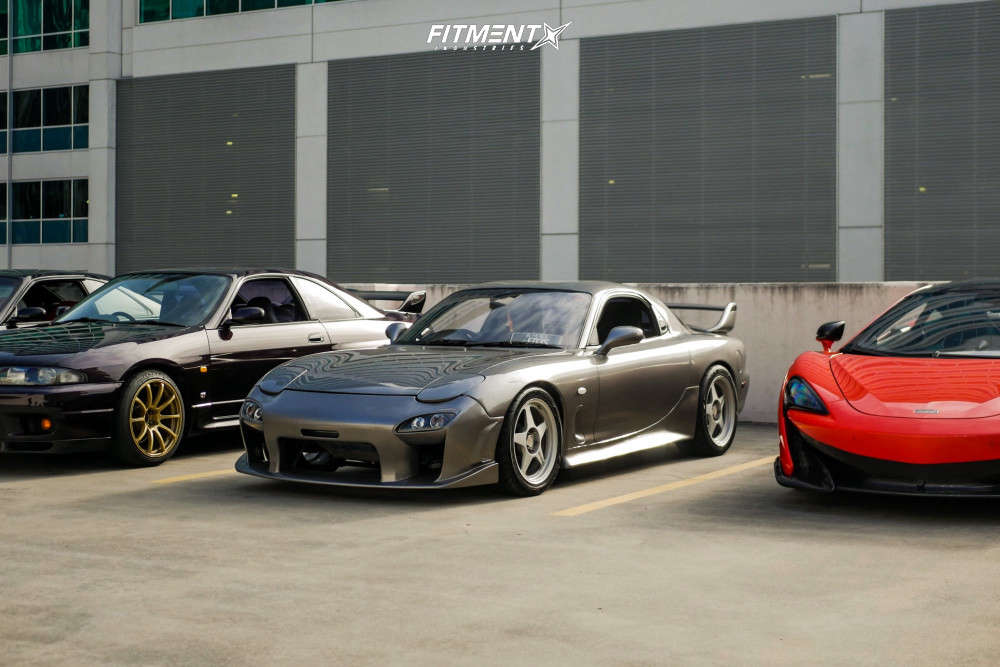 1993 Mazda RX-7 R1 with 17x8 Desmond Regamaster and Bridgestone 245x40 ...