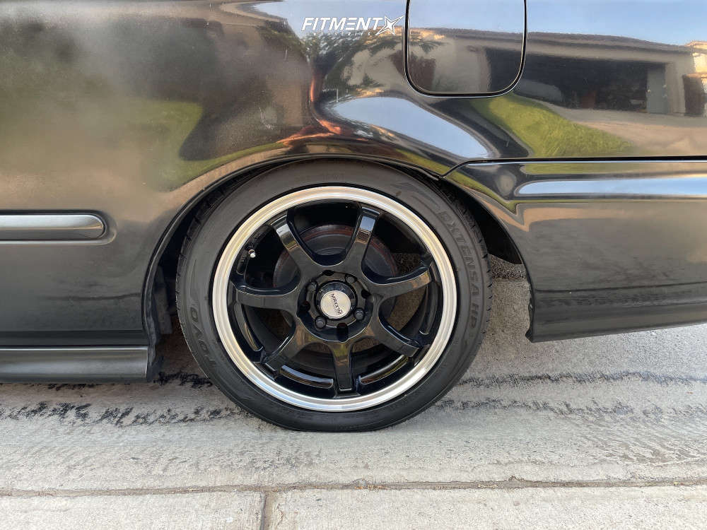 1997 Honda Civic EX with 15x6.5 Maxxim Knight and Toyo Tires 195x45 on ...