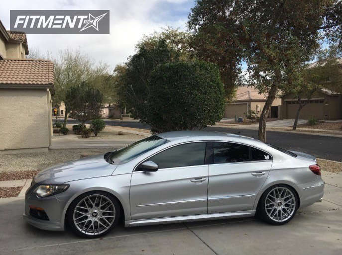 2011 Volkswagen CC Luxury with 19x8.5 Rotiform Rse and Michelin 235x35 ...