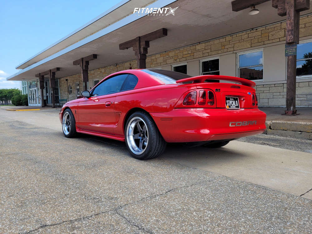 1997 Ford Mustang SVT Cobra with 18x9 Cosmis Racing Xt-005r and Federal ...