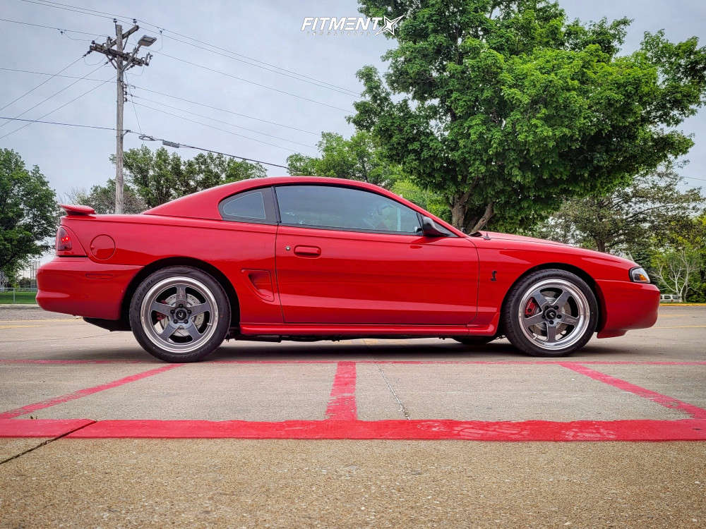 1997 Ford Mustang SVT Cobra with 18x9 Cosmis Racing Xt-005r and Federal ...