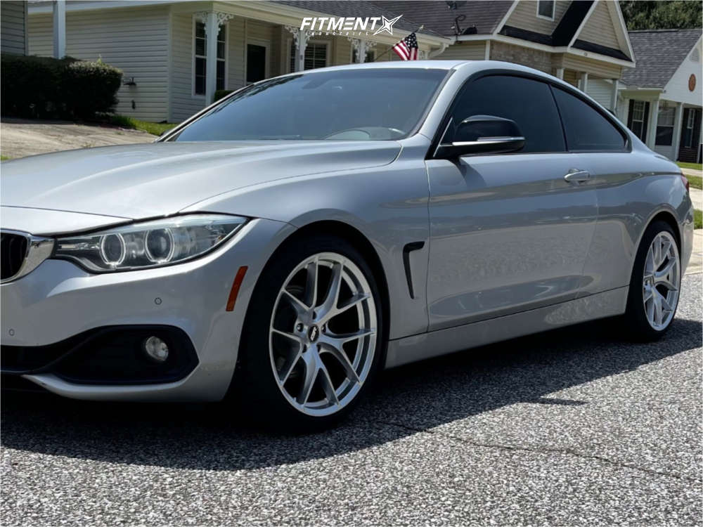 2015 BMW 428i Base with 19x9.5 ESR Rf2 and Michelin 255x35 on Stock ...
