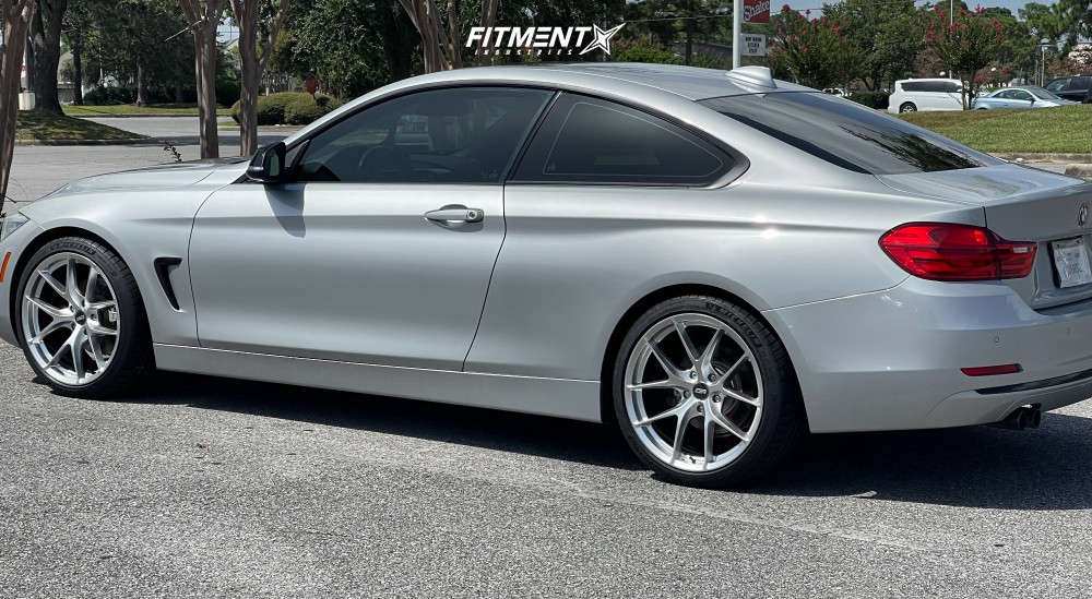 2015 BMW 428i Base with 19x9.5 ESR Rf2 and Michelin 255x35 on Stock ...