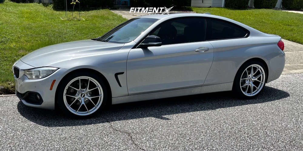 2015 BMW 428i Base with 19x9.5 ESR Rf2 and Michelin 255x35 on Stock ...