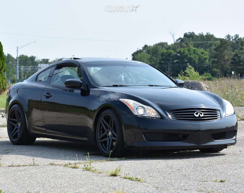 2008 INFINITI G37 Journey with 19x8.5 ESR Rf15 and Nitto 245x35 on ...