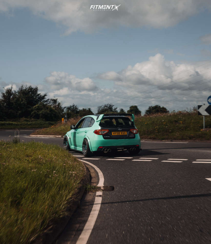 2008 Subaru Impreza WRX STI with 18x11 Cosmis Racing Xt-006r and ...