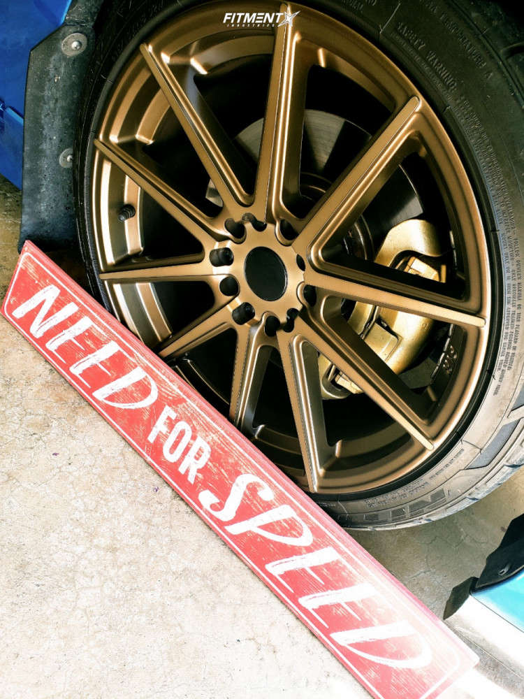 2010 Mazda MazdaSpeed3 Base with 18x8.5 F1R F27 and Nitto 225x40 on ...