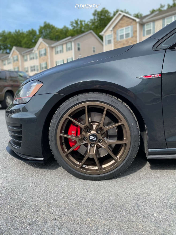 2016 Volkswagen GTI Autobahn with 18x9 Neuspeed Rse10 and Michelin ...