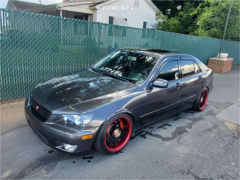 2002 Lexus IS300 Base with 17x9.5 Advan Racing SA3R and Achilles 215x45 ...