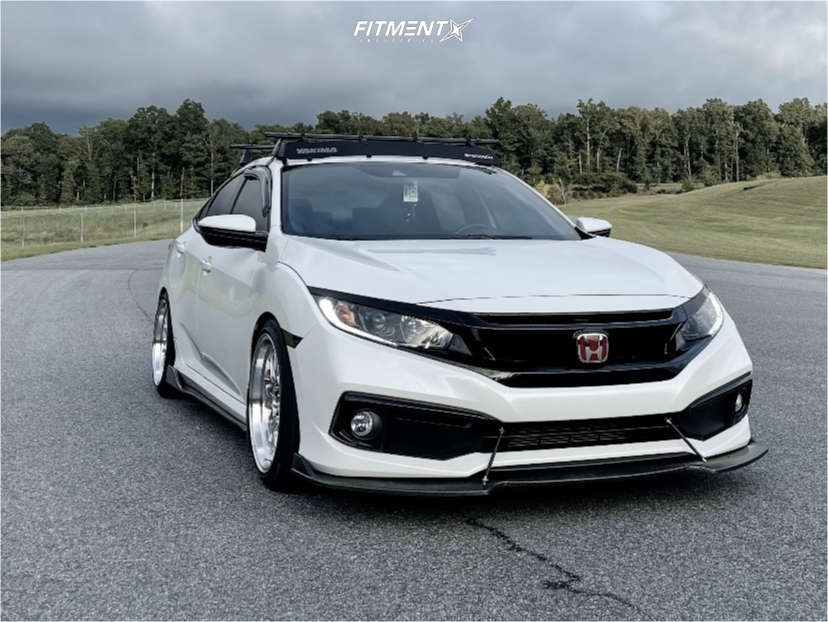 2020 Honda Civic Sport with 18x9.5 F1R F21 and Goodyear 235x40 on ...
