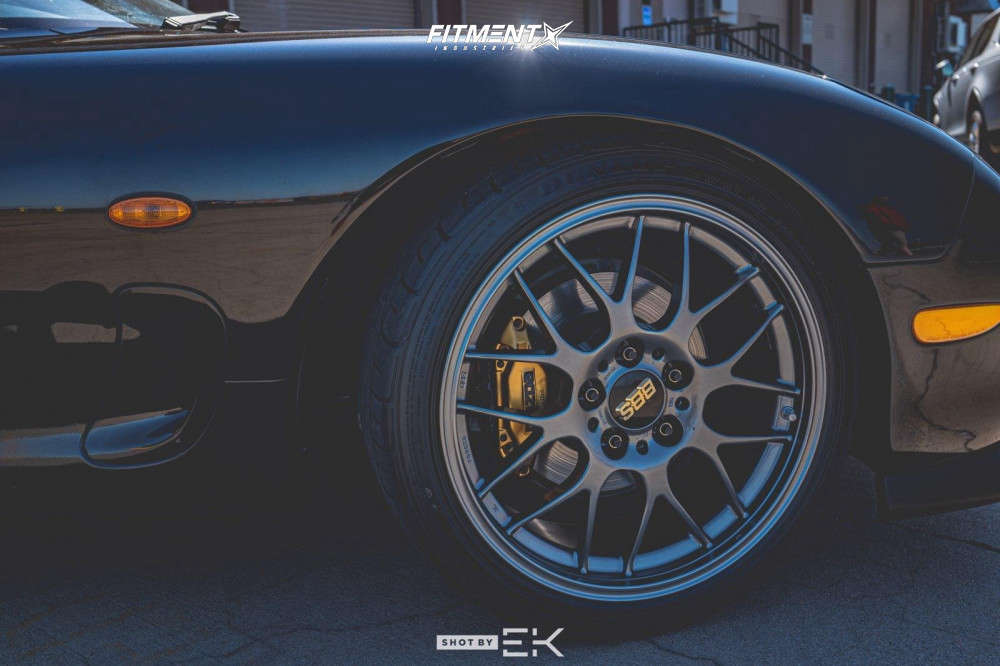 1995 Mazda RX-7 R2 with 18x8.5 BBS Rgr and Dunlop 255x45 on Coilovers | 1849815 | Fitment Industries