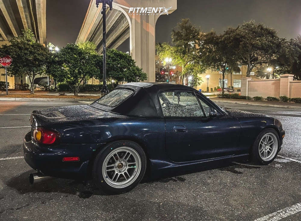 2000 Mazda Miata Base with 15x8 Enkei Rpf1 and Yokohama 205x50 on Coilovers | 1850169 | Fitment ...