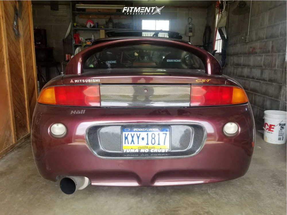 1998 Mitsubishi Eclipse GST with 18x9 Work Meister S1 3p and BFGoodrich ...