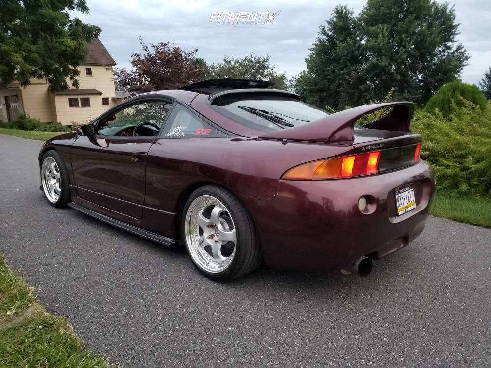 1998 Mitsubishi Eclipse GST with 18x9 Work Meister S1 3p and BFGoodrich ...