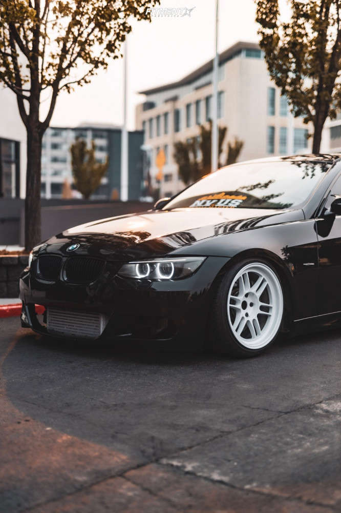 2009 BMW 335i Base with 18x9.5 Enkei Rpf1 and Federal 215x40 on ...