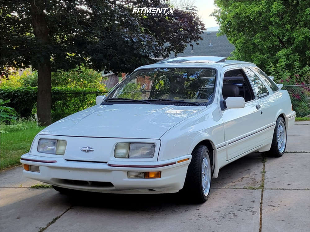 1987 Merkur XR4Ti Base with 16x7 Enkei Rpf1 and Federal 205x40 on ...