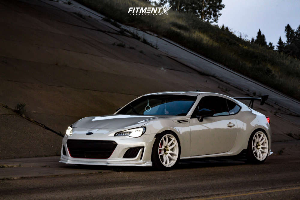2018 Subaru BRZ TS with 18x9.5 Work Cr Kai and Federal 225x40 on ...