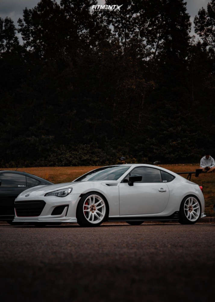 2018 Subaru BRZ TS with 18x9.5 Work Cr Kai and Federal 225x40 on ...